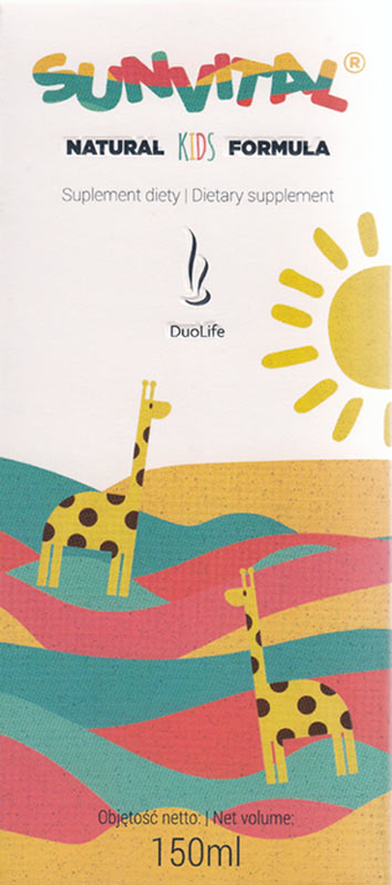 SUNVITAL NATURAL KIDS FORMULA - 3 SZTUKI :: BOSAT